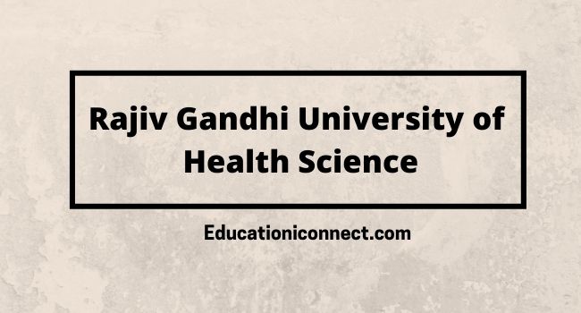 RGUHS Results 2023 Www rguhs ac in Exams